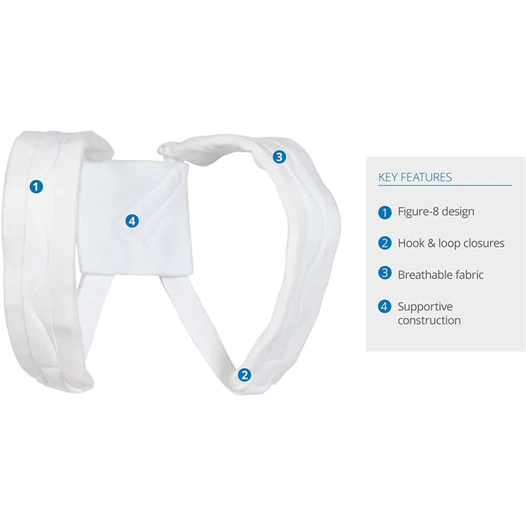 Ossur Figure 8 Clavicle Buckle Closure Splint – ShopOrthopedics