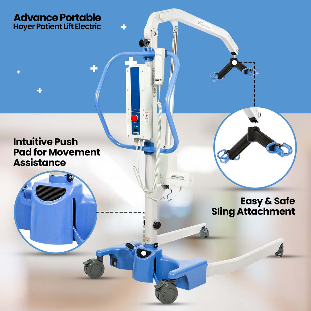Joerns Hoyer Advance Portable Patient Lift | Electric Power | Safe Wor ...