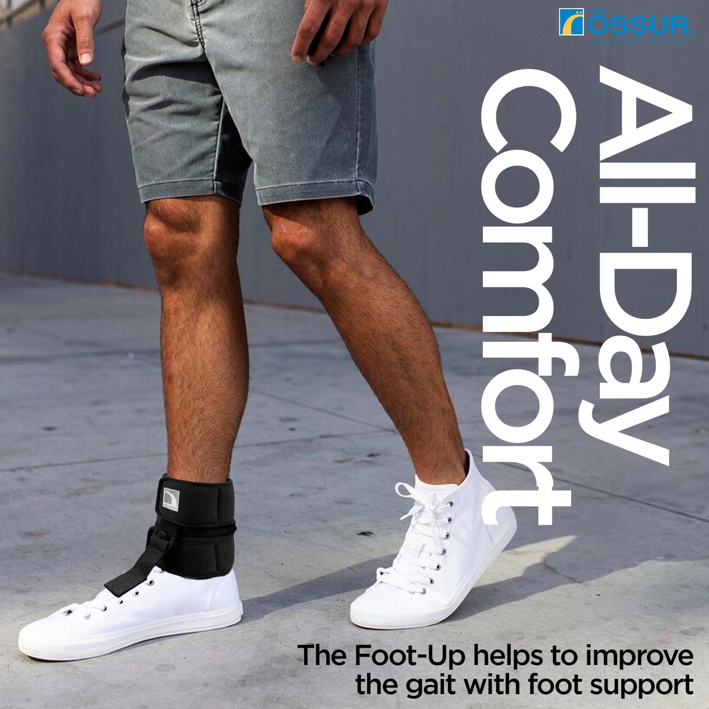 Ossur Foot-Up Drop Foot Brace | Same Day Shipping – ShopOrthopedics