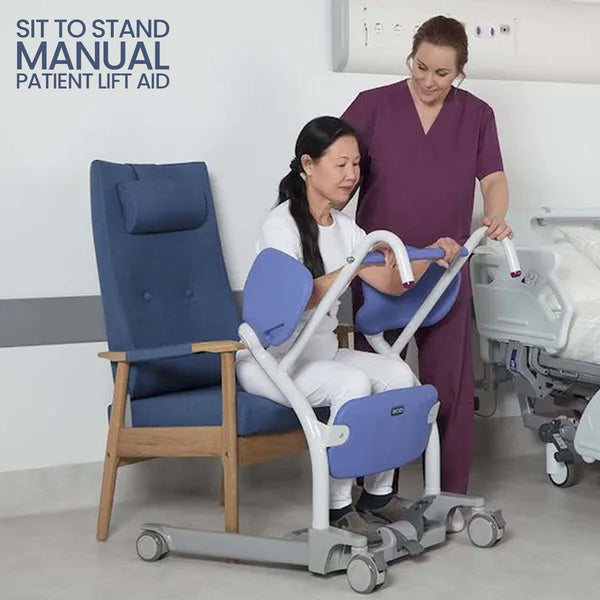 Sara Stedy Sit to Stand Manual Patient Lift Aid | For Tall Patients ...