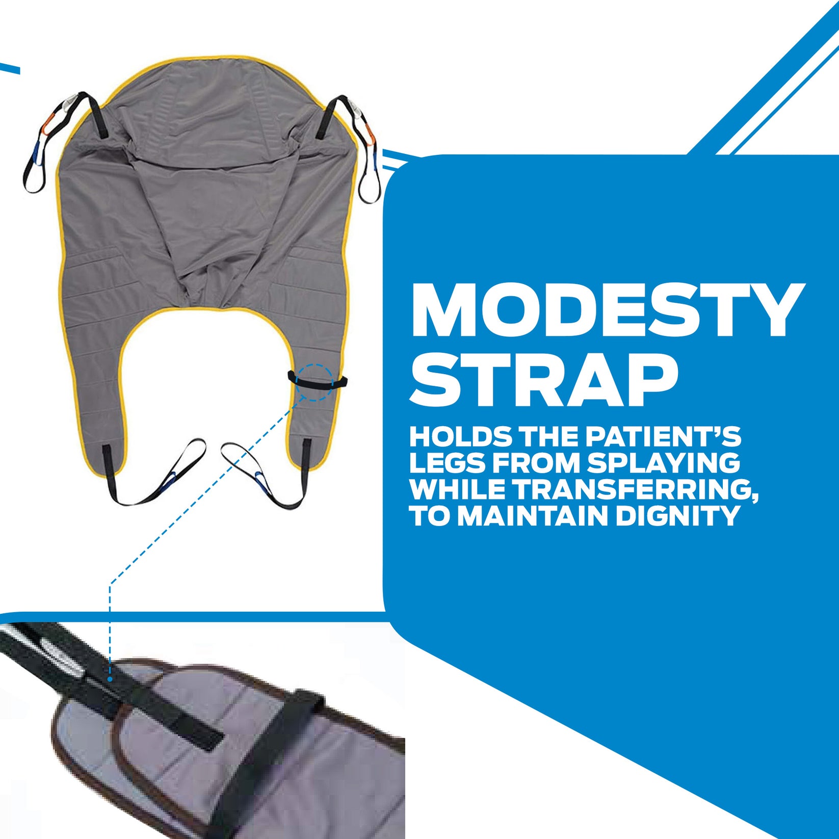 Hoyer Full Back Padded Loop Sling – ShopOrthopedics