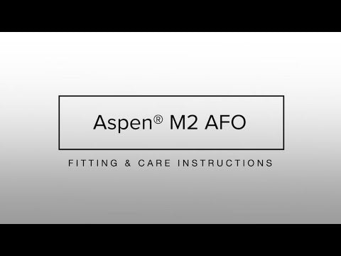 Aspen M2 AFO - Advanced Ankle Foot Orthosis for Enhanced Mobility – ShopOrthopedics
